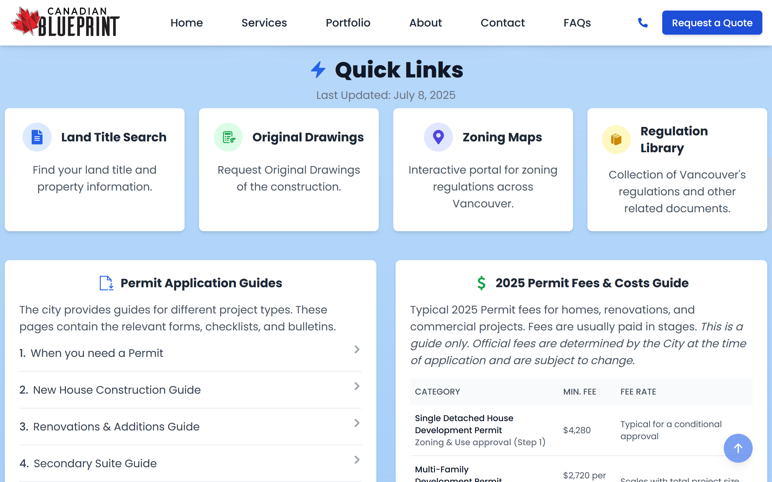 Vancouver Permits & Zoning | Canadian Blueprint